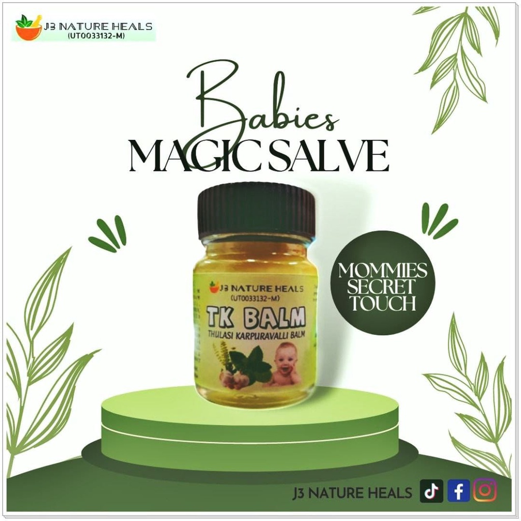 [NEW] TK Balm_ Made with all NATURAL ingredients_Product of J3 Nature Heals_Made in Malaysia ...