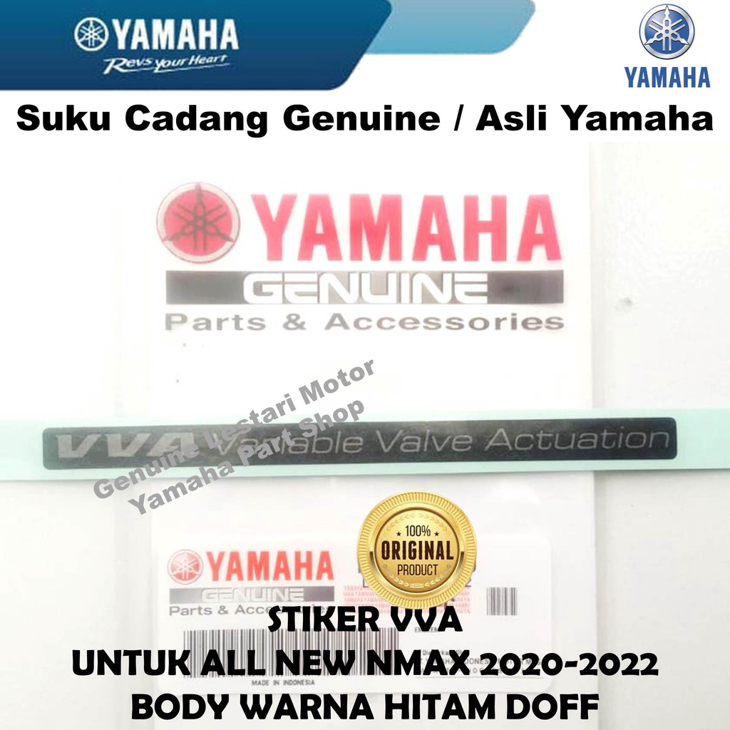 VVA Variable Valve Accounting Emblem Logo Sticker Matte Black Body for ...
