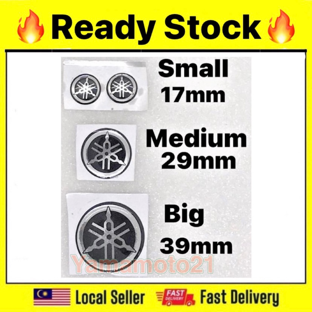 Yamaha Logo Emblem Sticker Epoxy Lc135 Lcv1 Lcv2 Y15zr Y125zr rxz R1 R6 ...