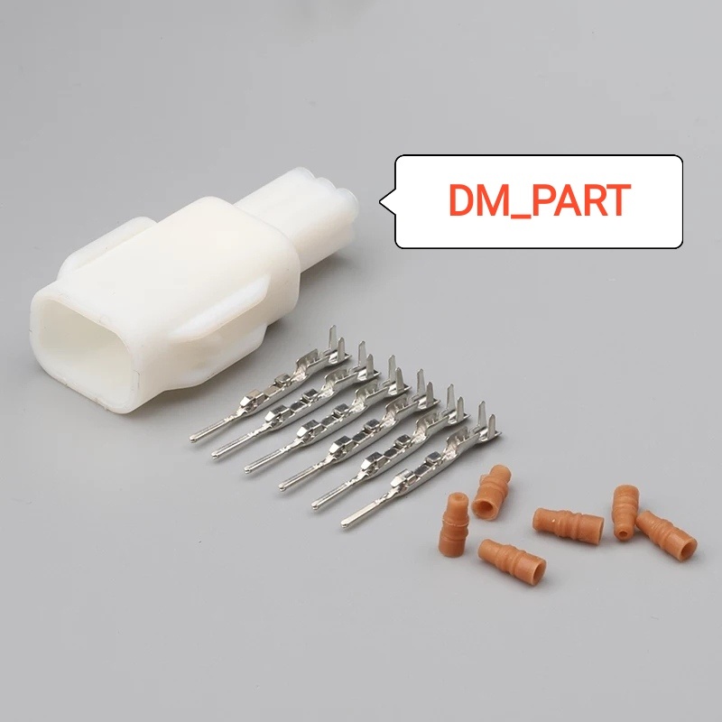 Socket Connector Socket Connector sensor male ckp 6 pin honda beat fi ...