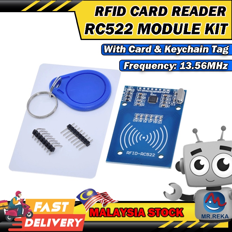 ⚡️ RFID Card Reader Module Complete Set MFRC-522, RC522 13.56MHz ...
