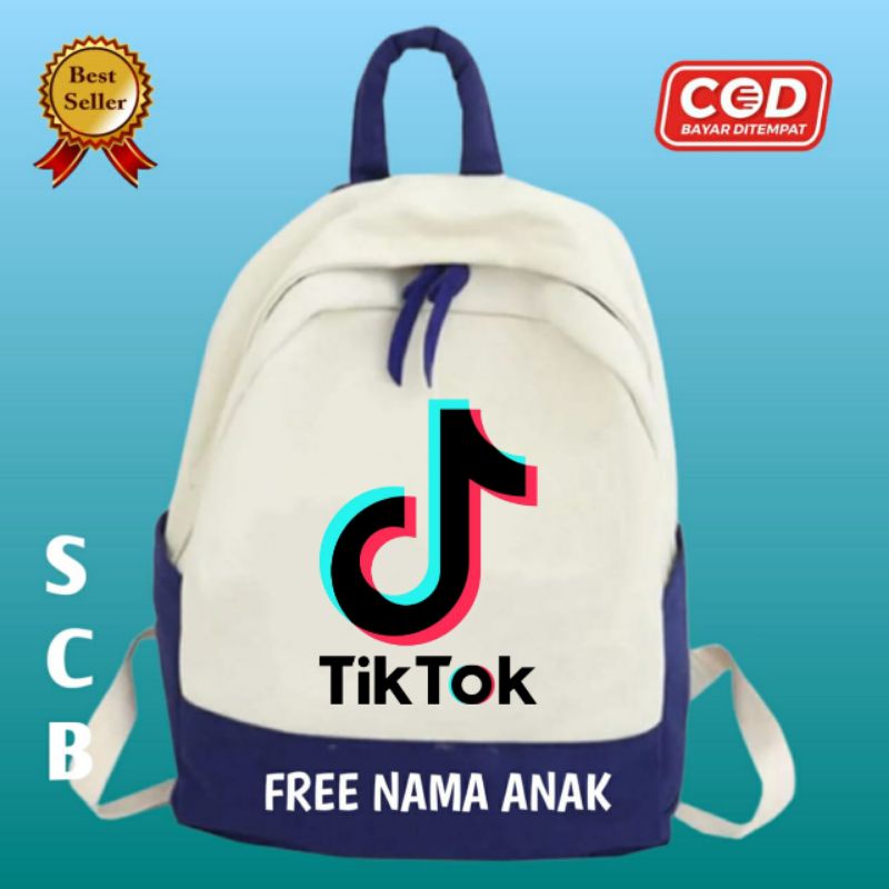 Tt Children's Backpack (tiktok) | Shopee Malaysia