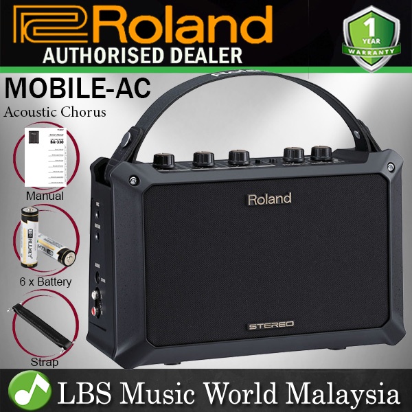 ROLAND MOBILE Amplifier Acoustic Guitar Amp (MOBILE-AC) | Shopee Malaysia