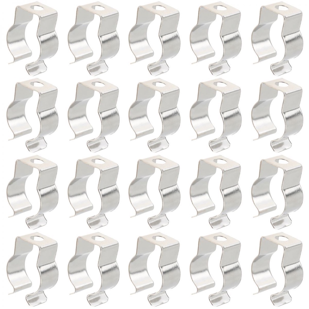 50pcs T5 U Clips Holder Bracket for LED Light Bulbs / Pipe Clamps ...