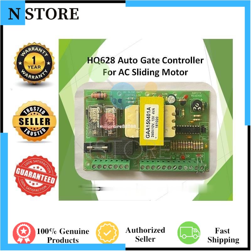 HQ628 AC Auto Gate Controller for AC Sliding Motor System | Shopee Malaysia