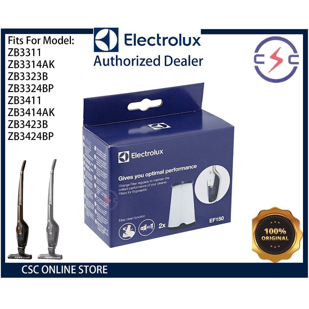 [2pcs] Electrolux EF150 Handheld Vacuum Filter set for ZB3311 / ZB3314 ...