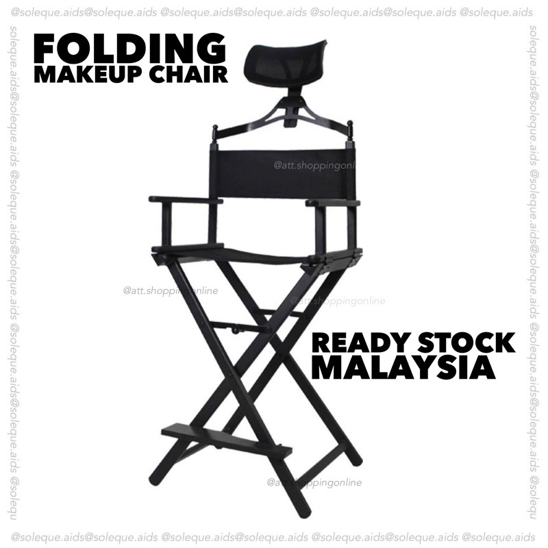 READY STOCK FOLDING MAKEUP CHAIR KERUSI MAKEUP PROFESSIONAL MAKEUP ...