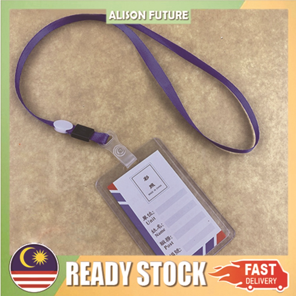 Work Card Holder Employee Card Badge Vertical Version ID Card Sleeve ...