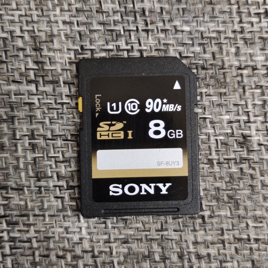 Sony Original 8GB 90MBs Memory SD Card Sony Mirrorless Camera Memory ...