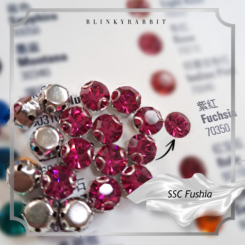 Preciosa SSC 30 Fushia Shell Crystal | Shopee Malaysia