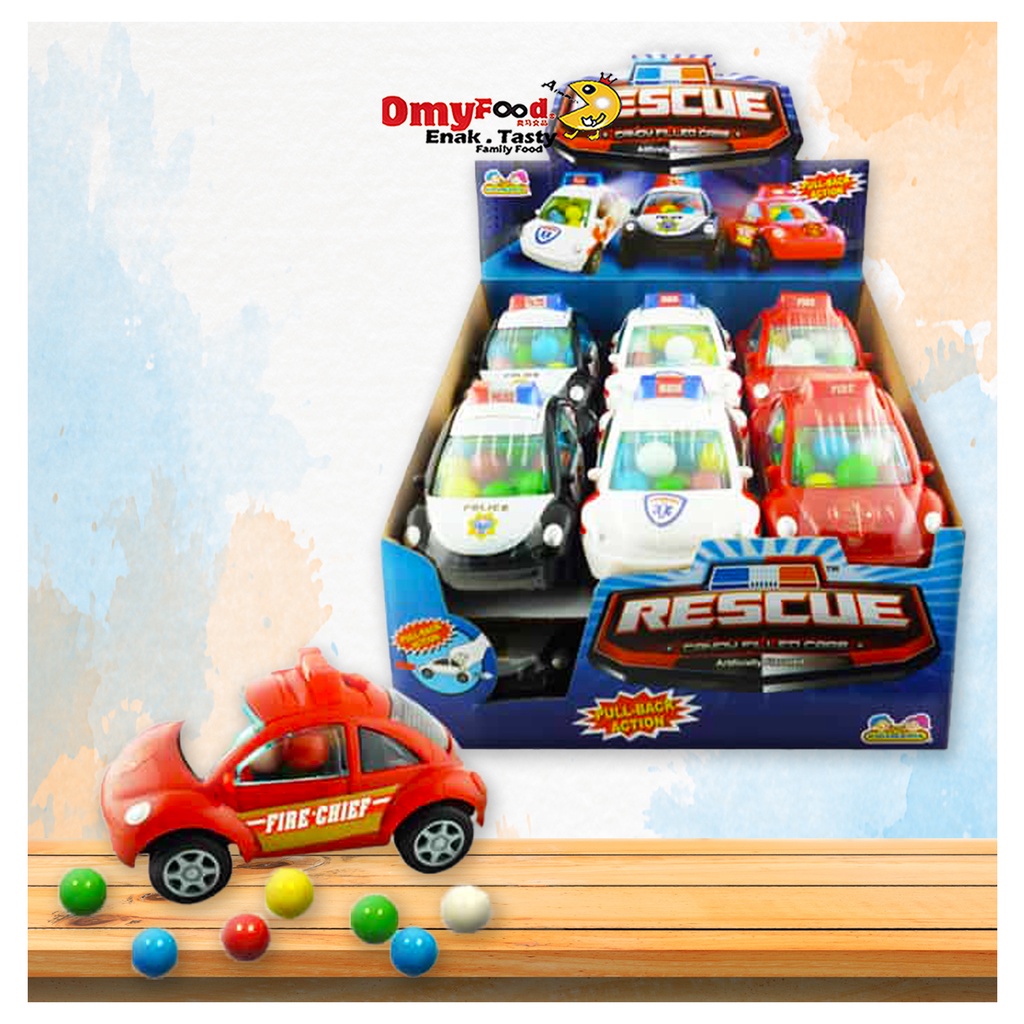 12g x 12pcs (1box) Rescue Car Candy [OmyFood] | Shopee Malaysia