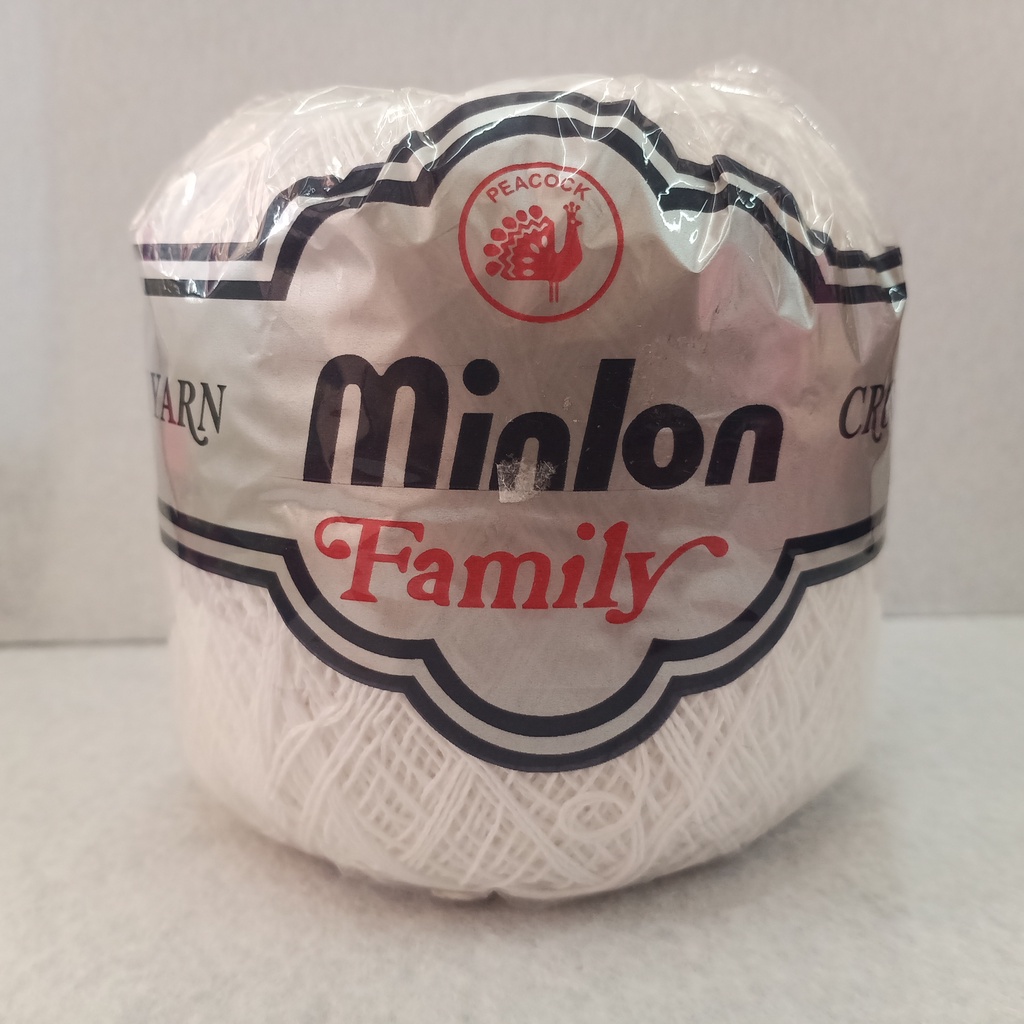 Benang Kait Minlon Family Milk Cotton Crochet Yarns Knitting (900 ...