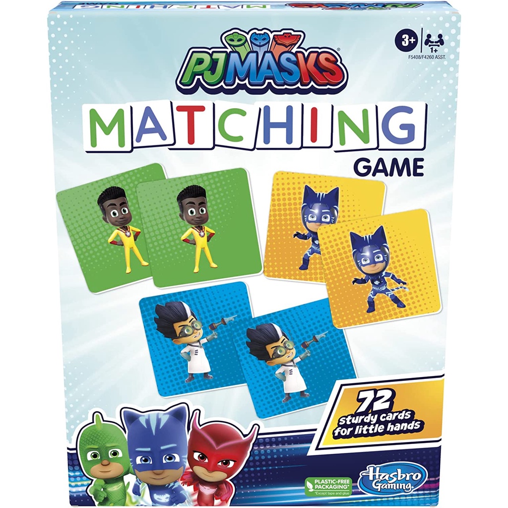 PJ Masks Matching Game for Kids Ages 3 and Up, Fun Preschool Memory ...
