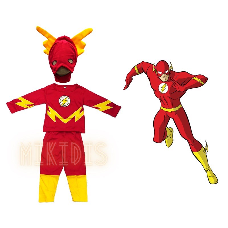 Kids Boy Flashman, Face Mask + Pant ~ Boy Set. | Shopee Malaysia
