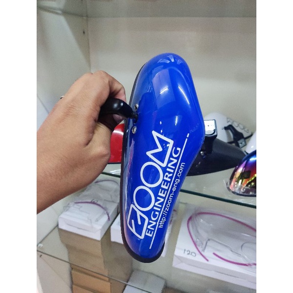 (Blue Mirror) ZOOM ENGINEERING MONACO MIRROR Centre mirror Rear view ...