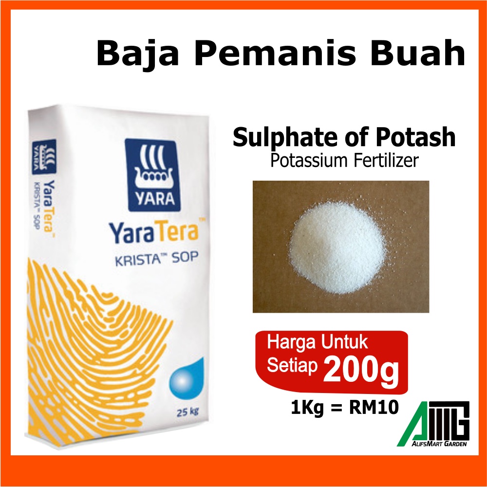 YARA KRISTA SOP (200g) Baja Pemanis Manis & Besarkan Buah Bunga ...