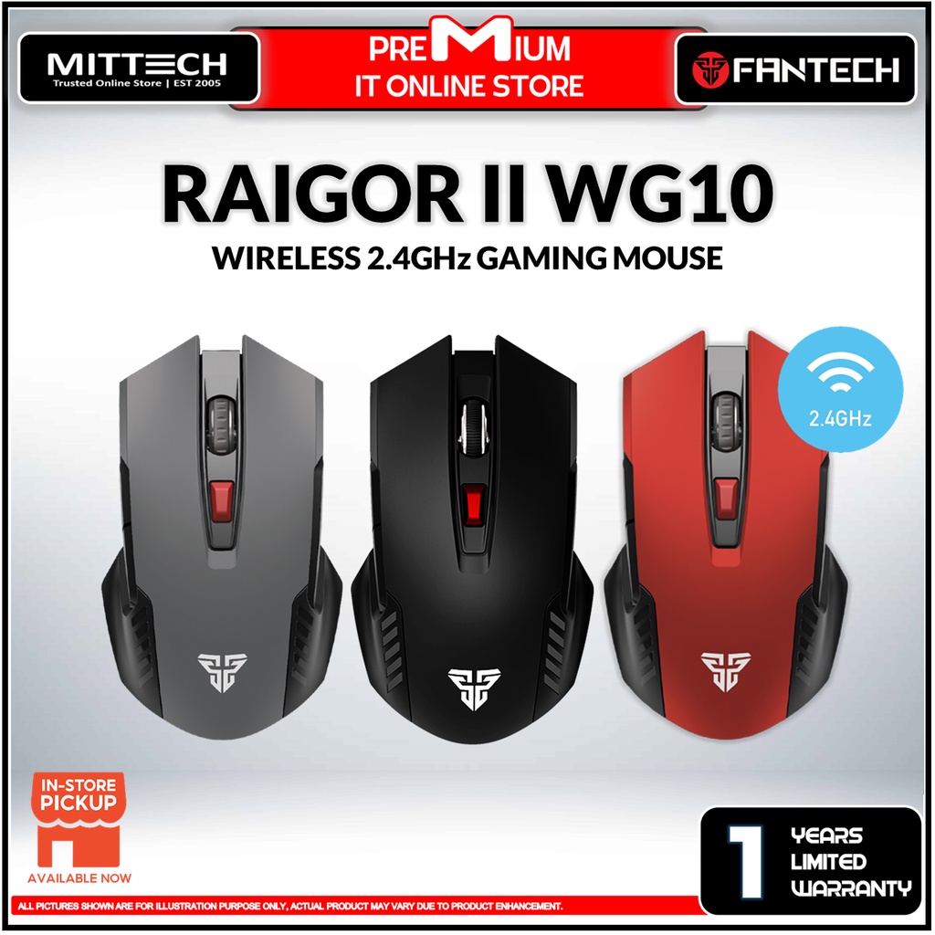 Fantech RAIGOR II WG10 Wireless 2.4GHz PRO-Gaming Mouse | On-the-fly ...