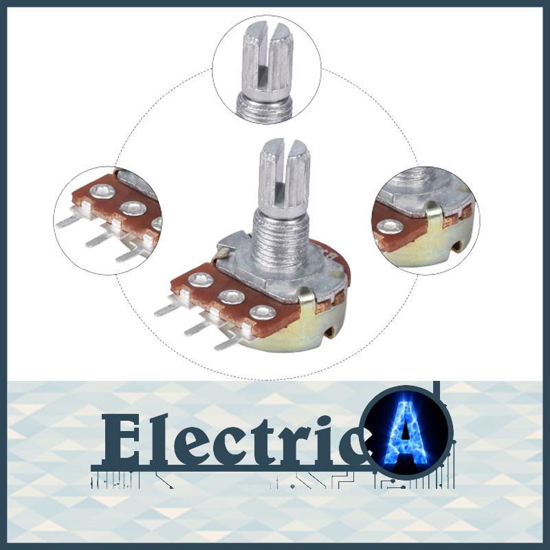 Potentiometer Single Turn WH148 Series Linear Type (Variable Resistor ...