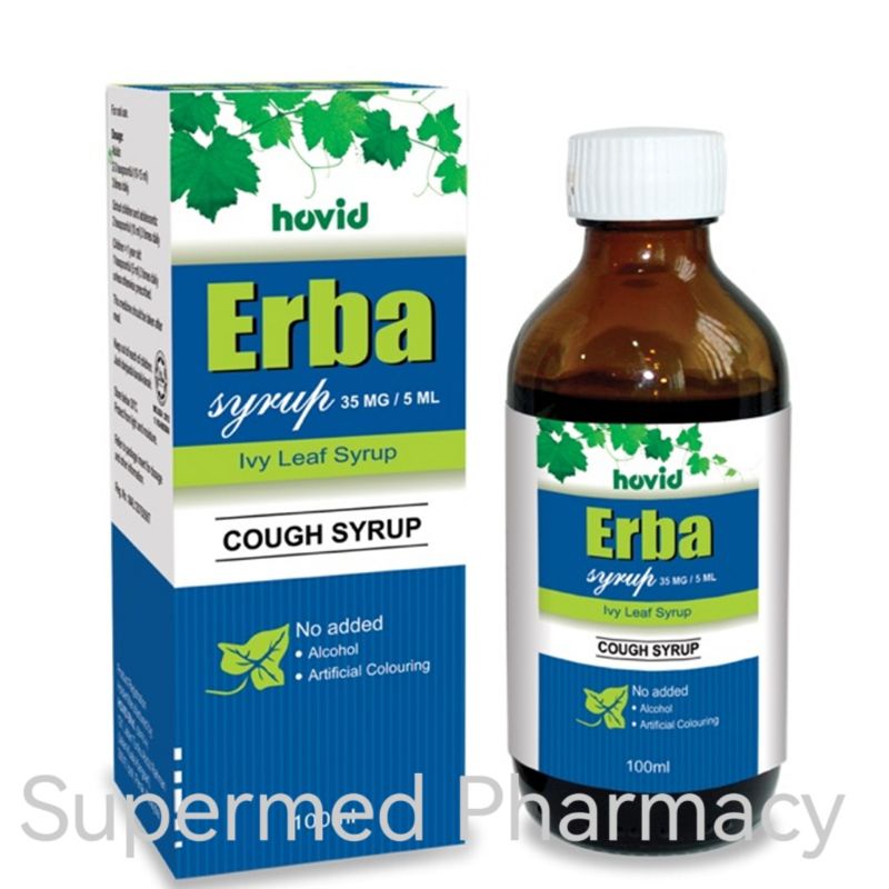 Hovid Erba Syrup (Ivy Leaf Extract) 100ml | Shopee Malaysia