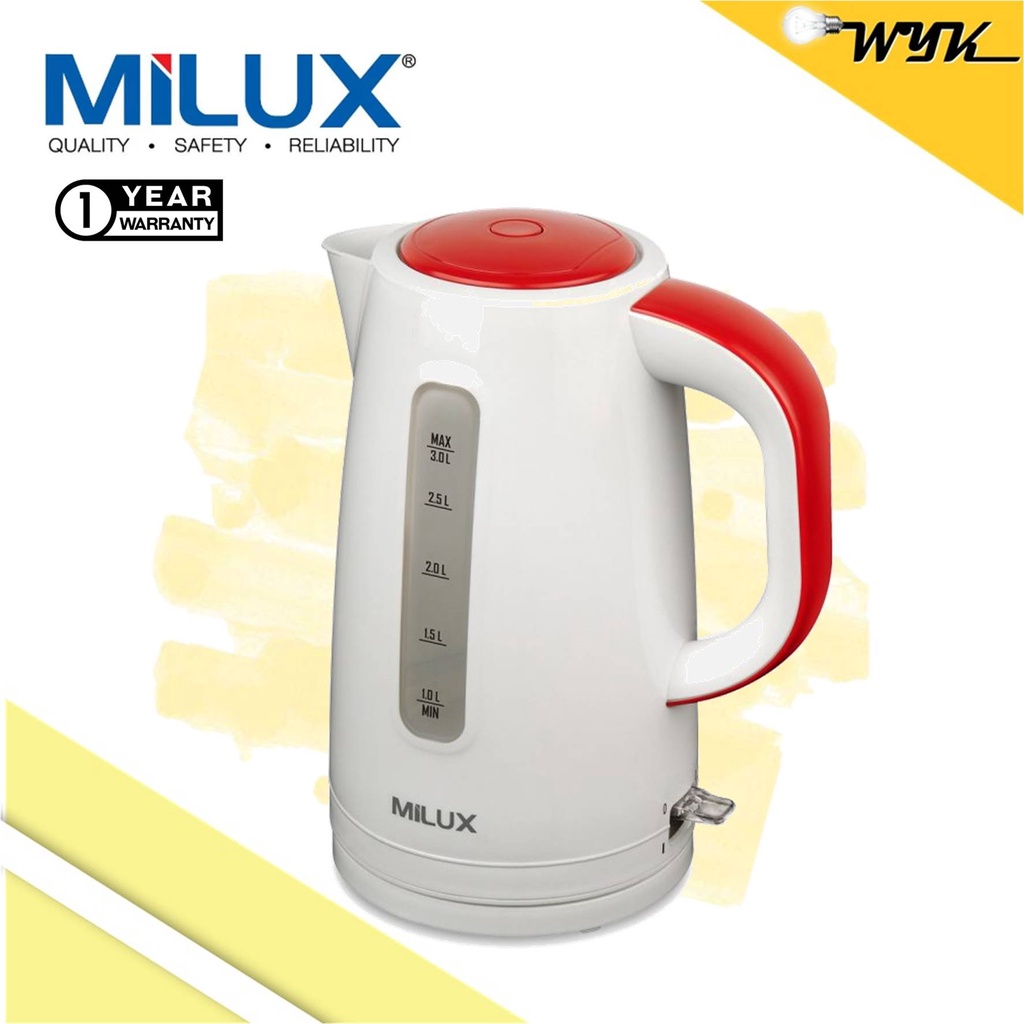 Milux 3L Electric Jumbo Jug Kettle MJK-930 | Shopee Malaysia