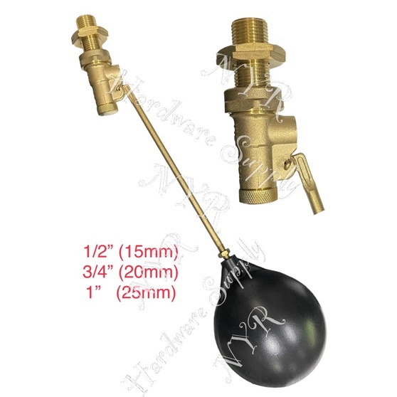Brass Float Valve Heavy Duty 1/2" / 3/4" / 1" ( 15mm / 20mm / 25mm ...