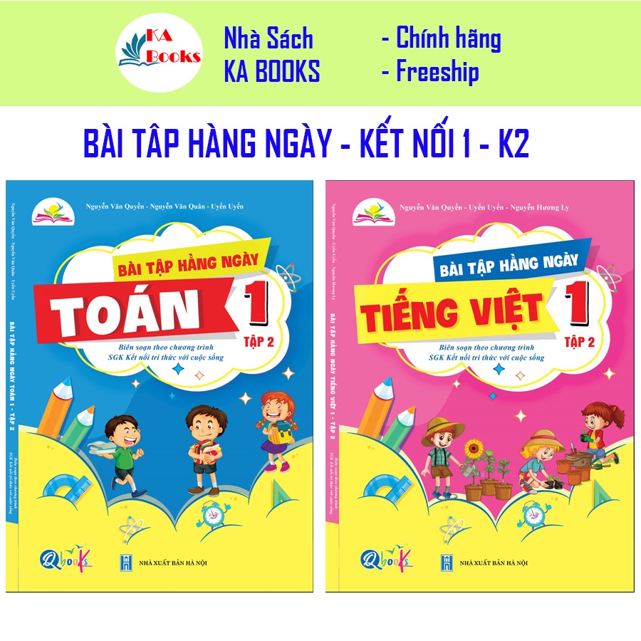 TRI Books - Combo Daily Exercises Math and Vietnamese Grade 1-2 ...