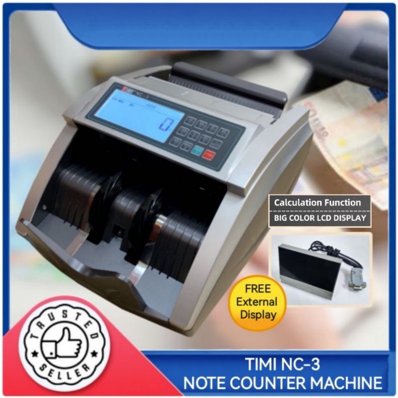 NC-3 Bank Note Counter Machine丨Note Counting Machine *Calculate ...