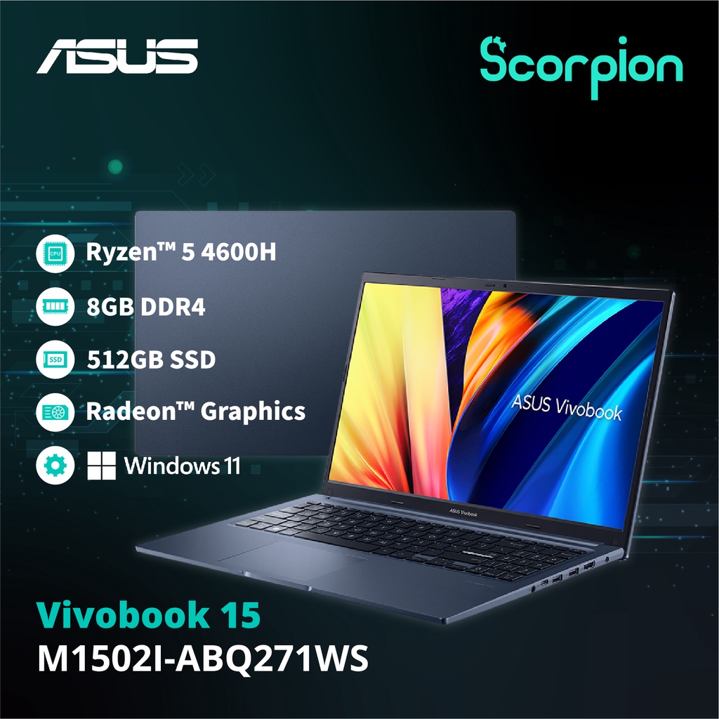 Asus Vivobook 15 M1502I-ABQ271WS Laptop | Shopee Malaysia