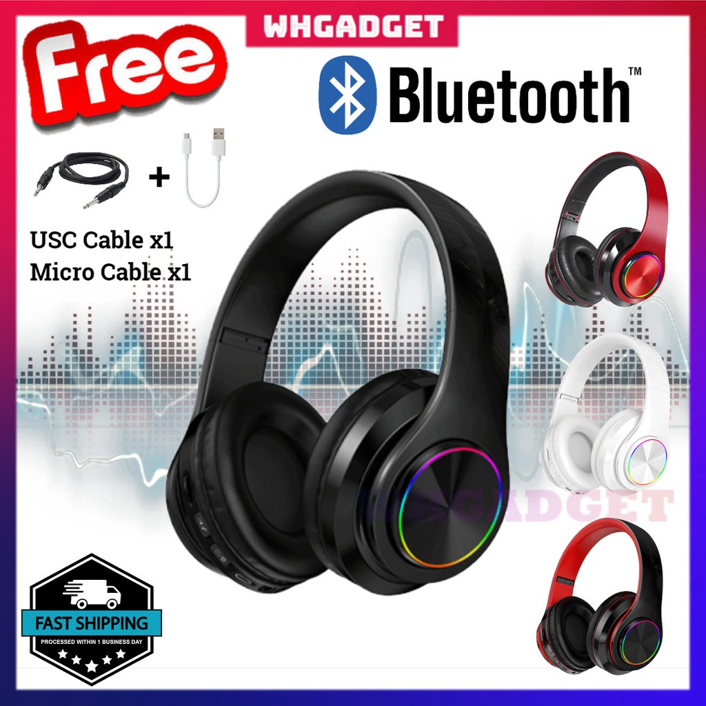 B39 Bluetooth Headphone Wireless Headphone Headset Gaming Over Ear