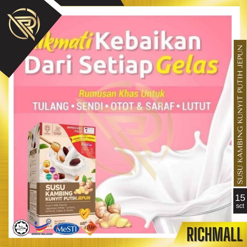 🇲🇾 Rich Mall 🇲🇾 ADDIN Susu Kambing kunyit Putih Jepun | 1 BOX + FREE ...