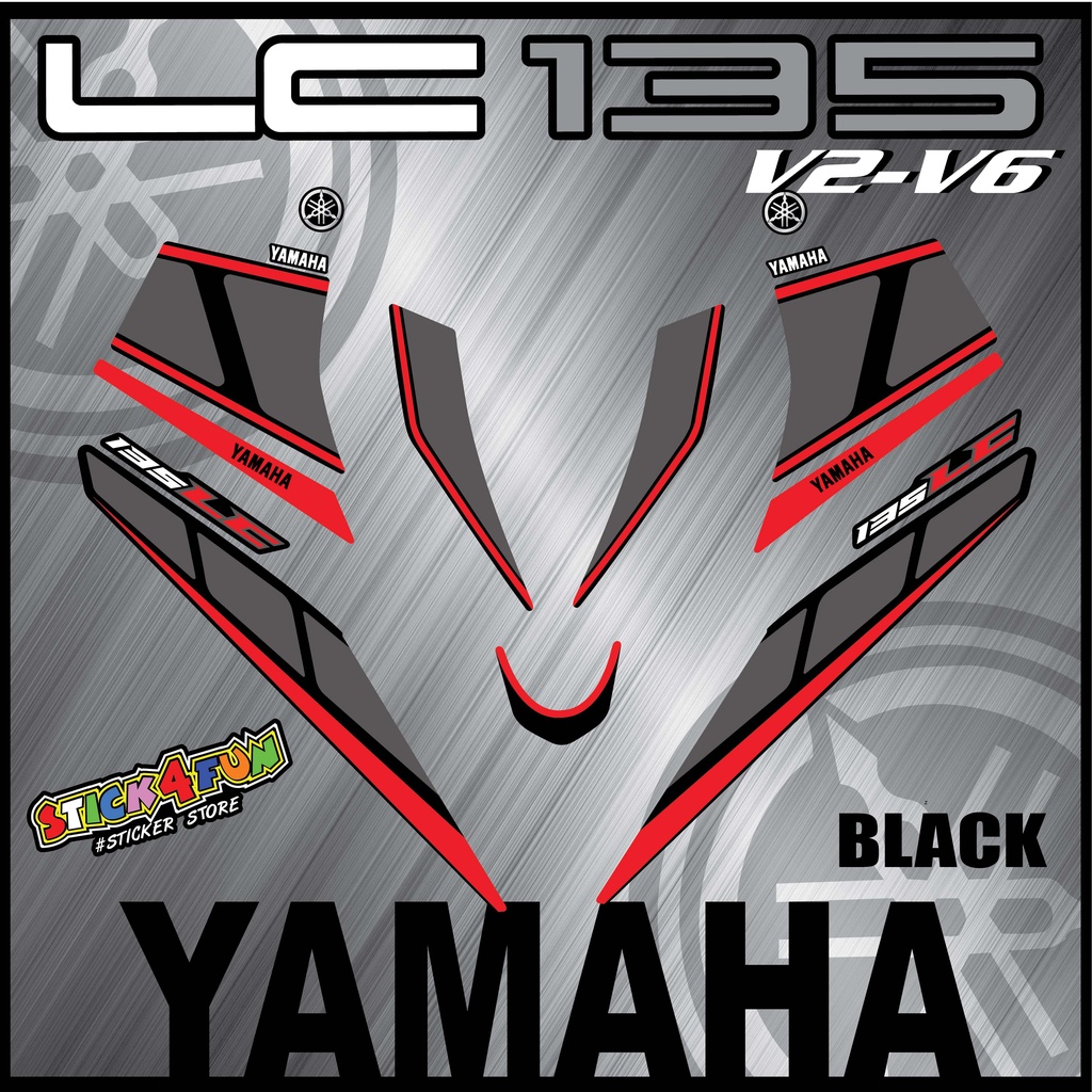 STRIPE MOTOR YAMAHA LC135 NEW V2 V3 V4 V5 V6 V7 (173) 1991 ENERGY ...