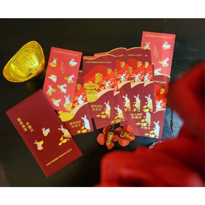 OCBC Premier Private Banking Ang Pow Red Packets Ang Pow | Shopee Malaysia