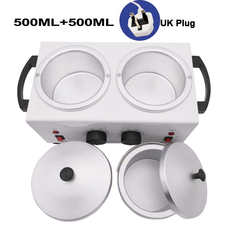 Professional double Pot wax Heater Warmer Machine Beeswax hair removal ...