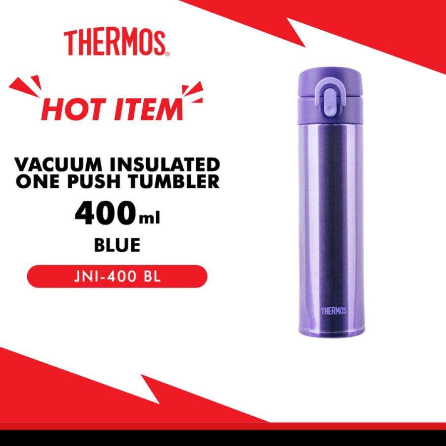 Vacuum Insulated One Push Tumbler Blue - 400ml (JNI-400 BL) | Shopee ...