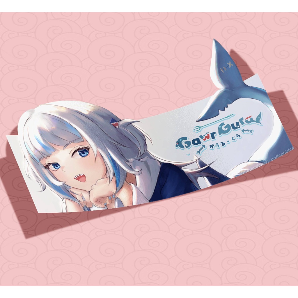Gawr Gura - SLAP Stickers - Anime Vinyl Car Stickers NEW | Shopee Malaysia