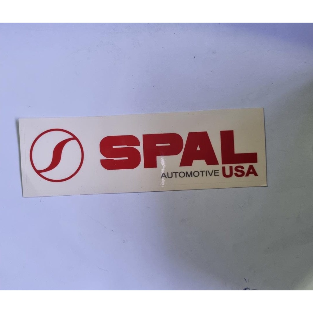 Original SPAL Fan USA Car Stickers ( 16.5cm x 5cm ) | Shopee Malaysia