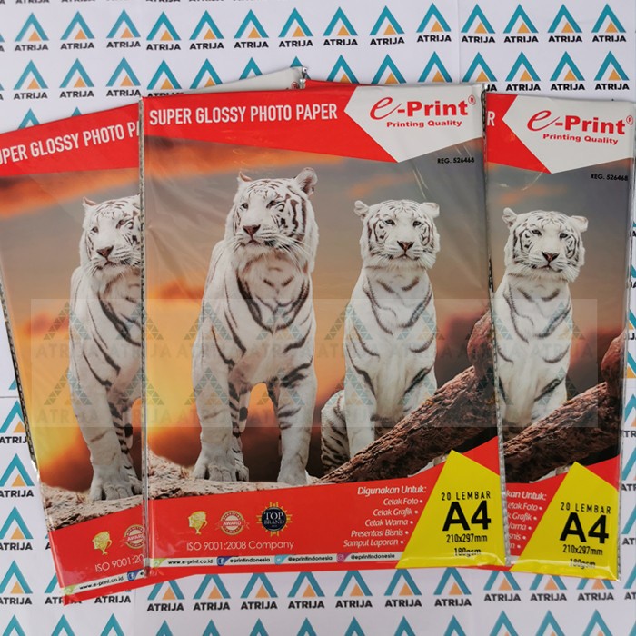 Super Glossy Photo Paper E-Print A4 Photo Paper | Shopee Malaysia