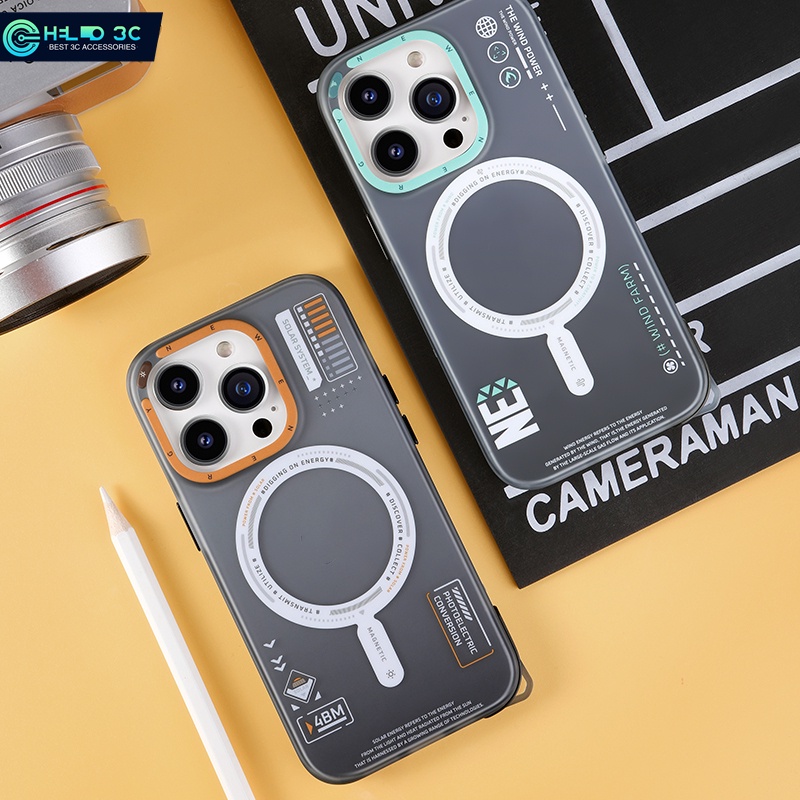 ROCK ENERGY frosted magnetic case compatible with iphone 14 promax case ...