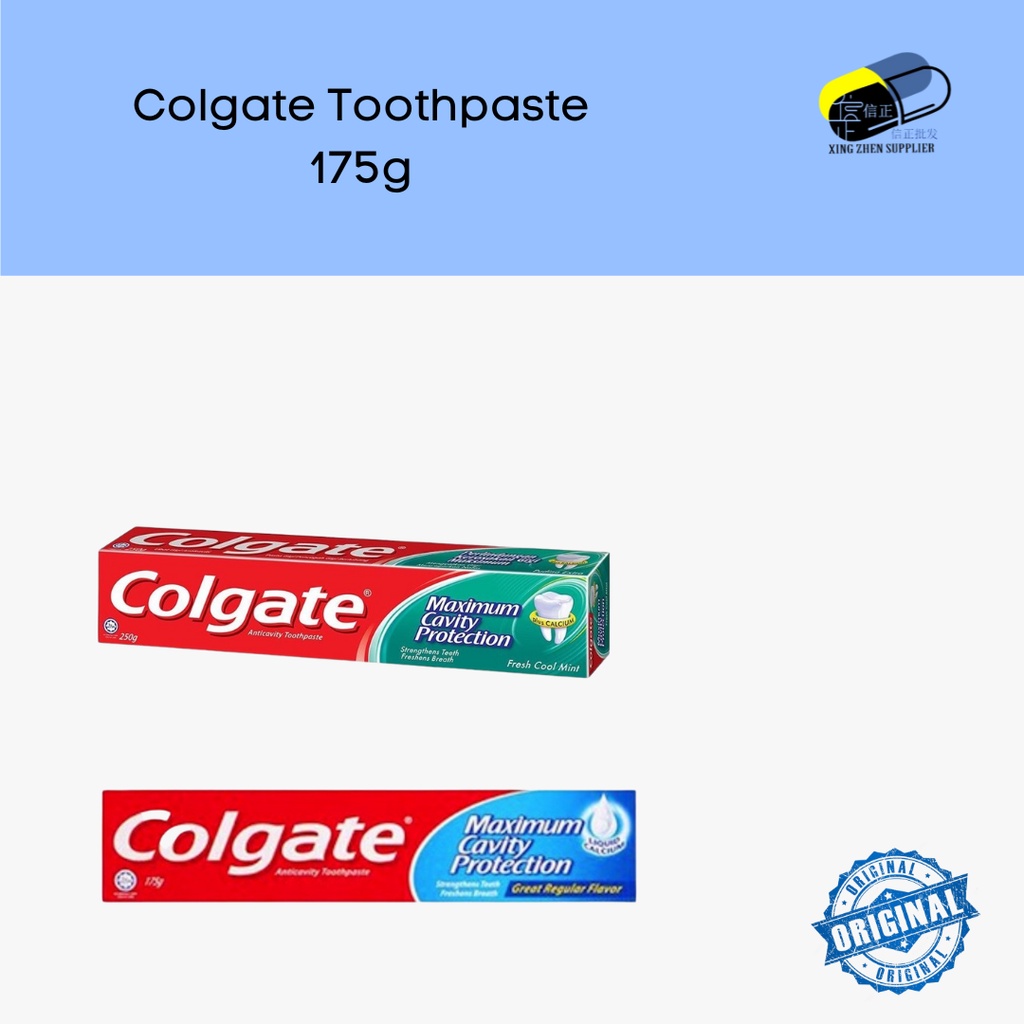 Colgate Toothpaste 175g Cool Mint, Great Regular Flavour | Shopee Malaysia