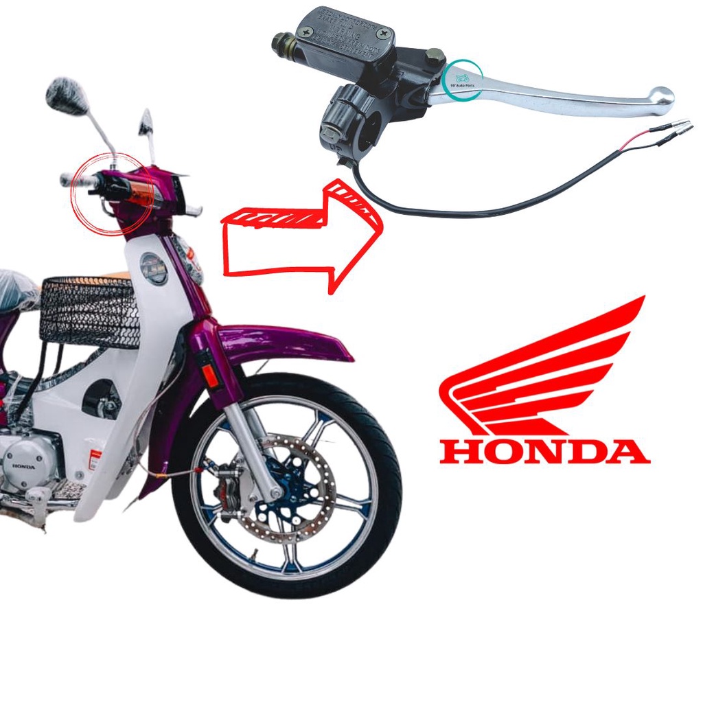 MASTER PUMP SOROK BRAKE PUMP SOROK HONDA EX5 DREAM WAVE 100 WAVE100 EX5 ...