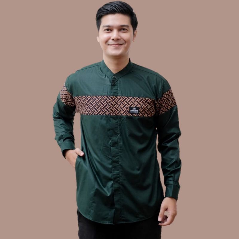 Koko Shirt For Adult Men Long Sleeve With Qynang Motif, The Latest ...