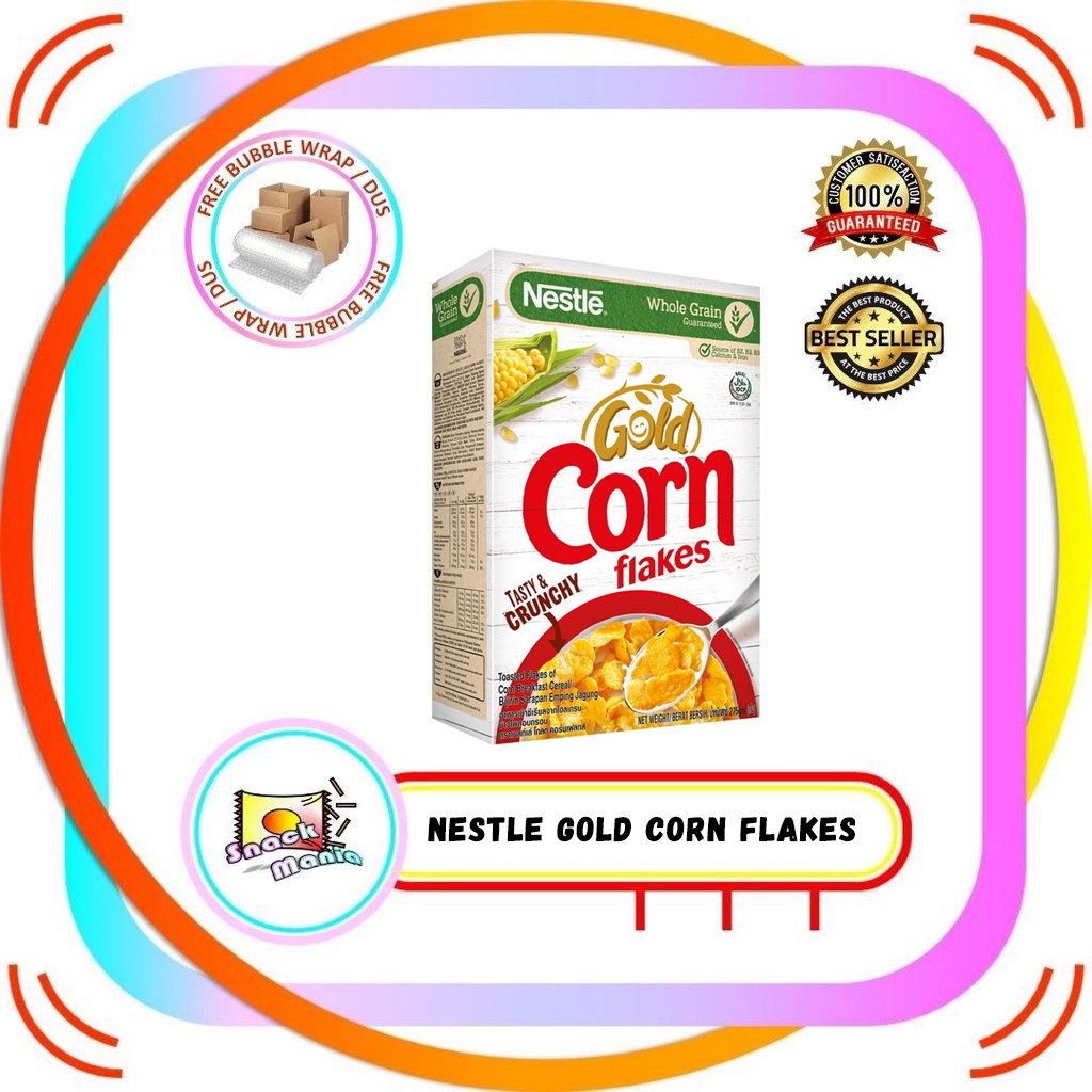 Nestle Gold Corn Flakes Cereal 250gr Baked Corn Chips | Shopee Malaysia