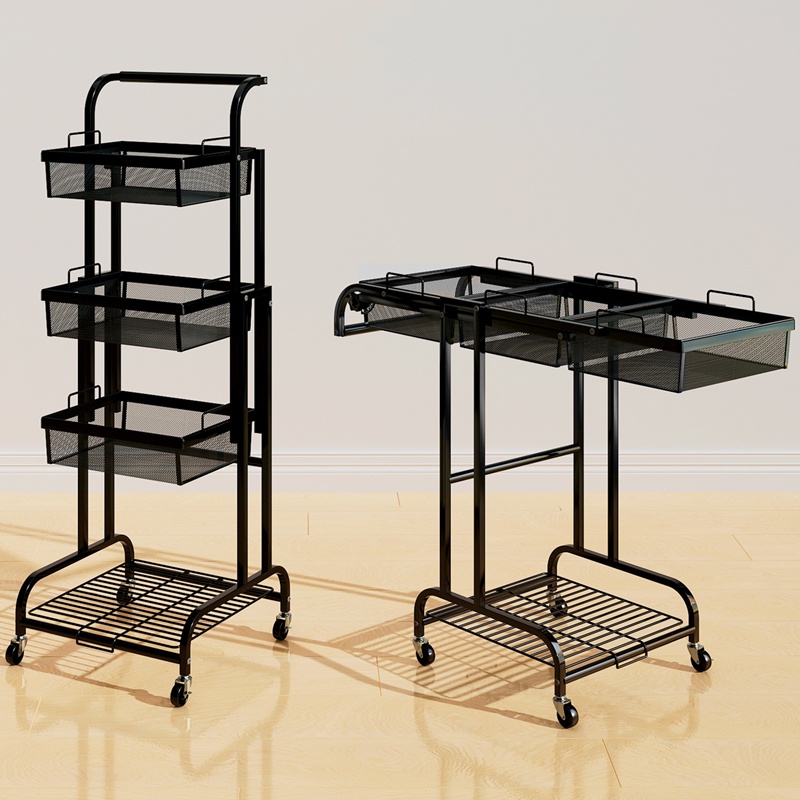 ROAM 90-180° Angle Adjustable Trolley with Roller White Black Storage ...