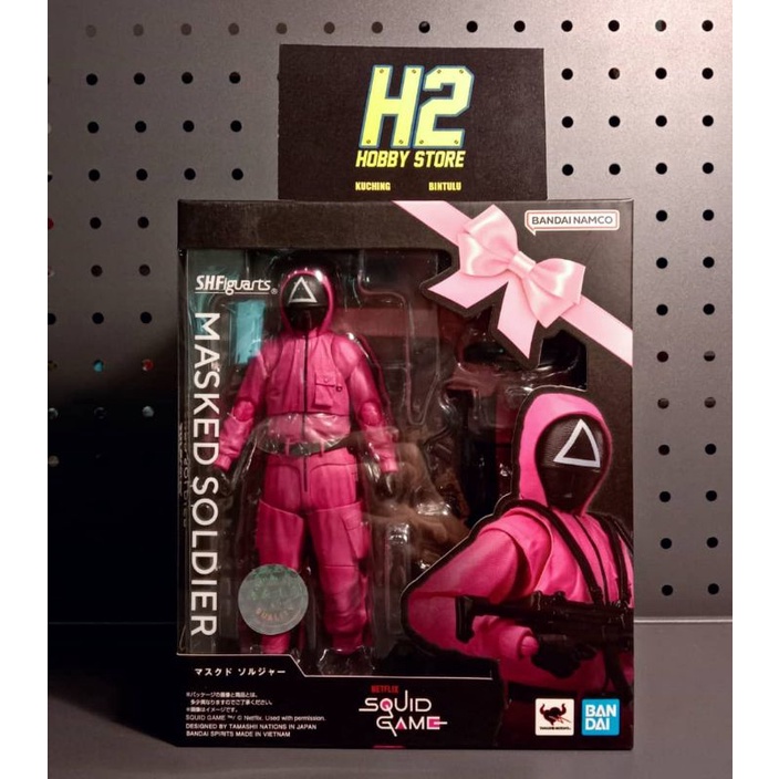 Original Bandai. Squid Game. S. H. Figuarts. Masked Soldier | Shopee ...