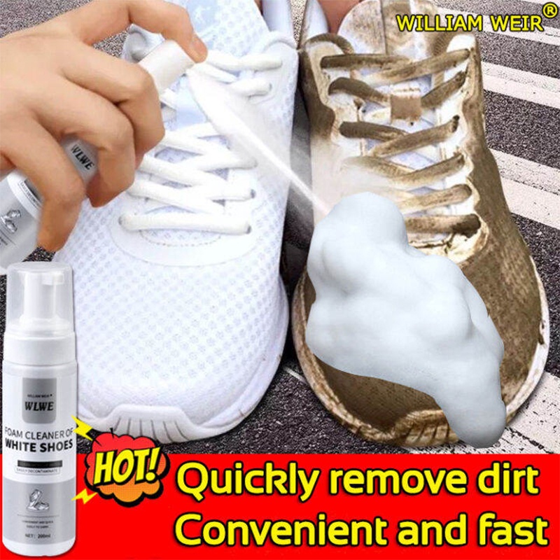 WILLIAM WEIR® shoe cleaner white shoes cleaner White Shoe Foam Cleaner ...