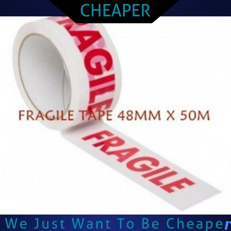 Cheaspt In Local 1 Roll - Strong Fragile Tape 48mm X 50m | Shopee Malaysia