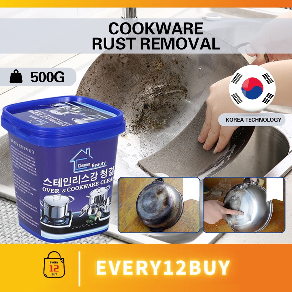 Buy 1 Free 1 | 500g Korea Magic Cookware Cleaner Rust Remover Stainless ...