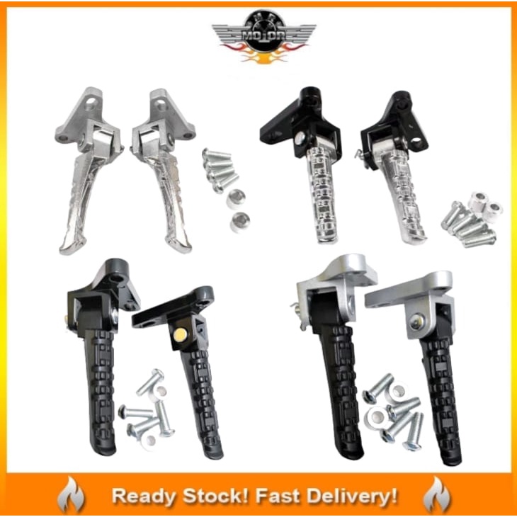 RACING REAR FOOTREST WITH BRACKET BAR SET HONDA RS150 RSX150 WINNER X ...