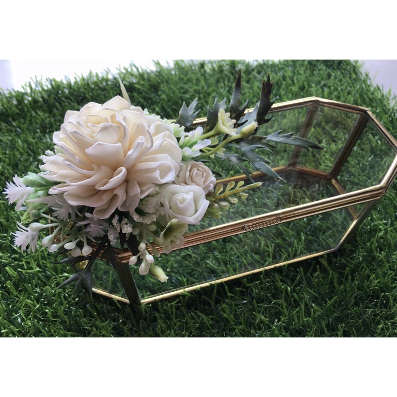 Glass money box Brass Glass Terrarium money box | Shopee Malaysia