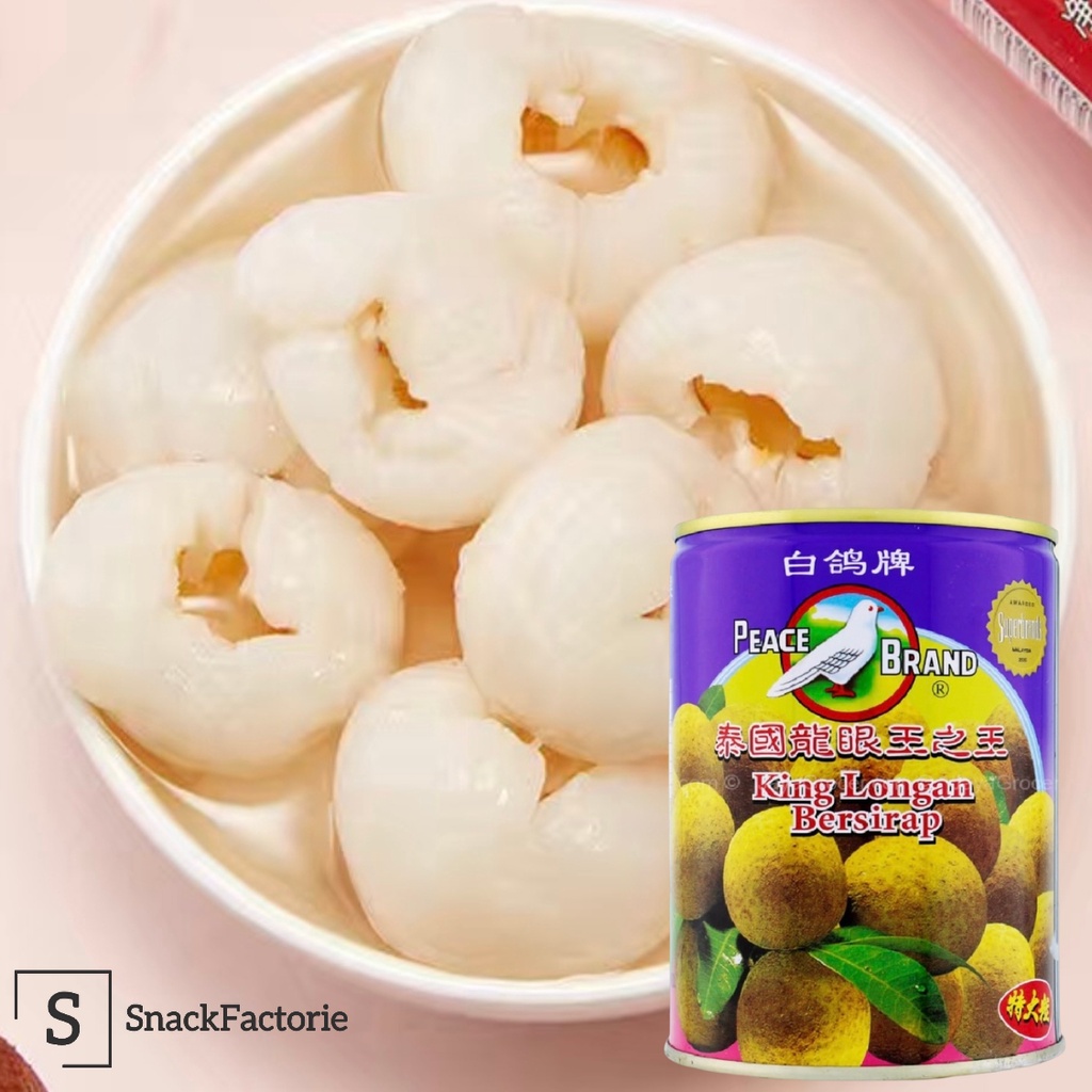 白鸽牌 575g 龙眼王之王 Peace Brand King Longan In Syrup (565g) | Shopee Malaysia